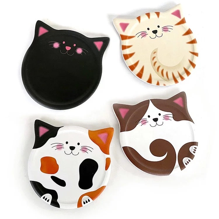 Ceramic Cat Coasters | Spoilt Fur Kids